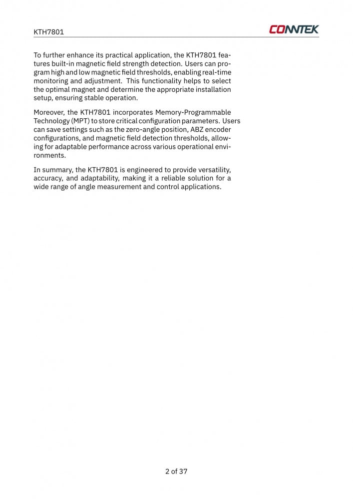 KTH7801 datasheet page 5