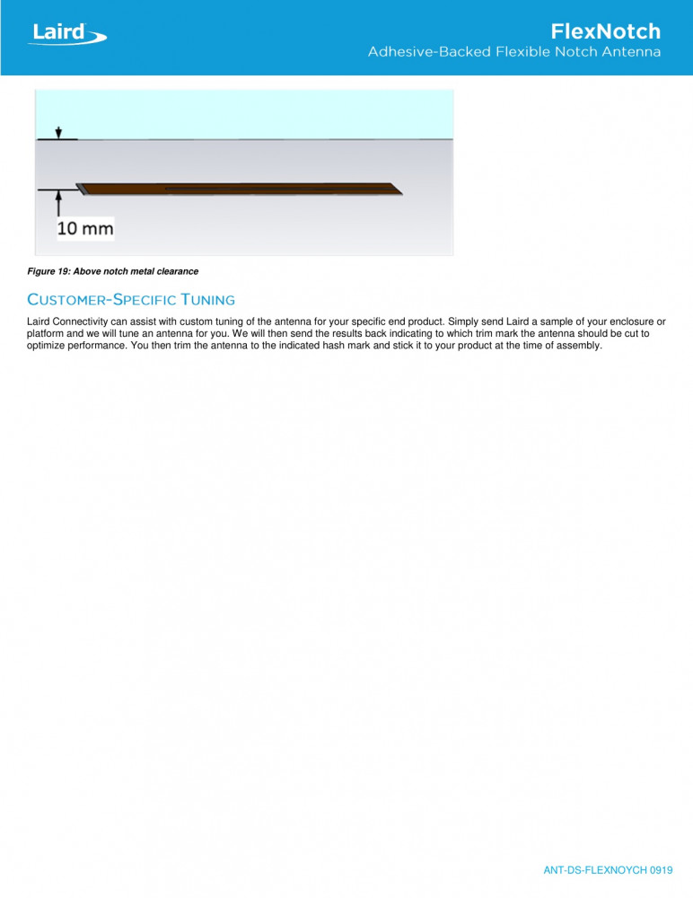 Laird FlexNotch technical document page 10