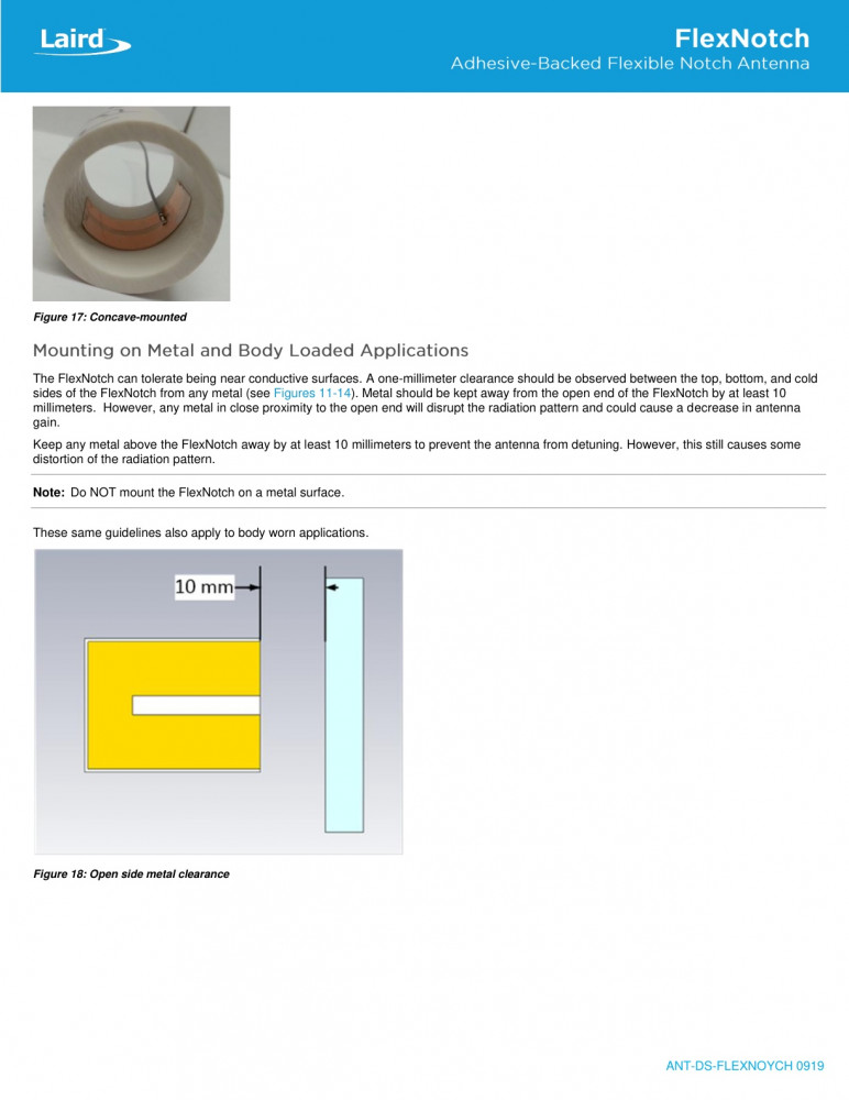 Laird FlexNotch technical document page 9