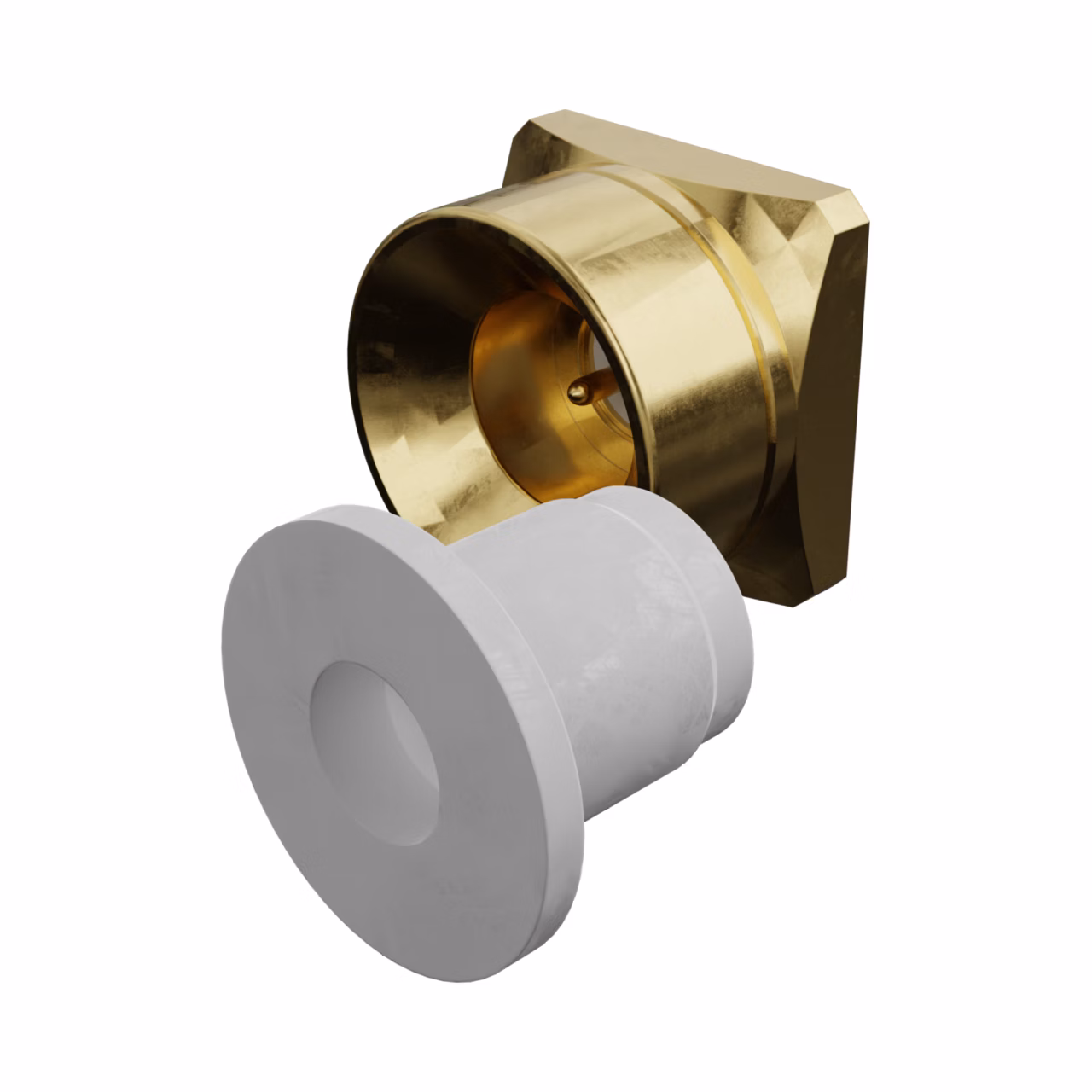 SMP Plug, Straight, Smooth Bore, Catchers Mitt, PCB Surface Mount, with Cap, Tape and Reel for sale