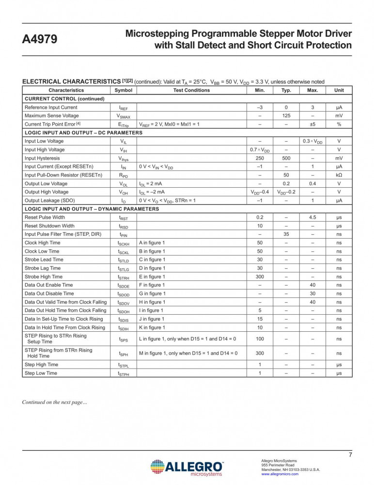 A4979 datasheet page 7
