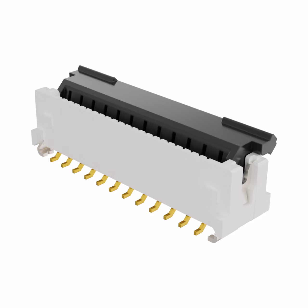 Easy-On FFC/FPC Connector, 0.50mm Pitch, V-Flip Series, Vertical, 4.05mm  Height, 23 Circuits, Copper Alloy, 125°C Operating Temperature, Gold Plating for sale