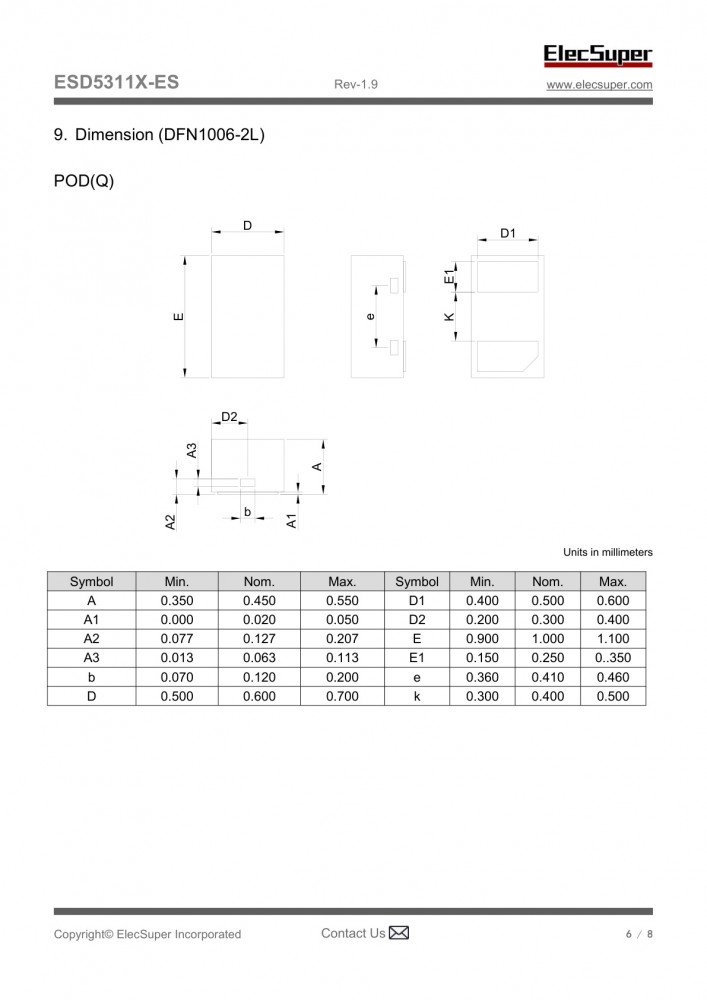 ESD5311X-ES datasheet page 6
