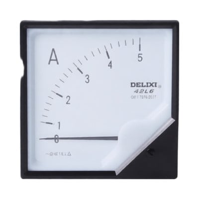Delixi Electric 42L6A80 Analog Panel Ammeter