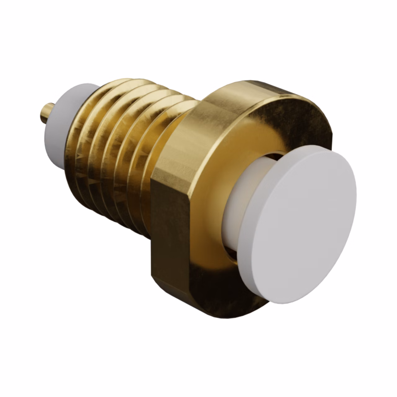 SMP-MAX Plug, Straight, Detent, Panel Mount, Thread-in Body, 0.203µm Gold (Au) Plating, One Piece Per Bag, 50 Ohms for sale