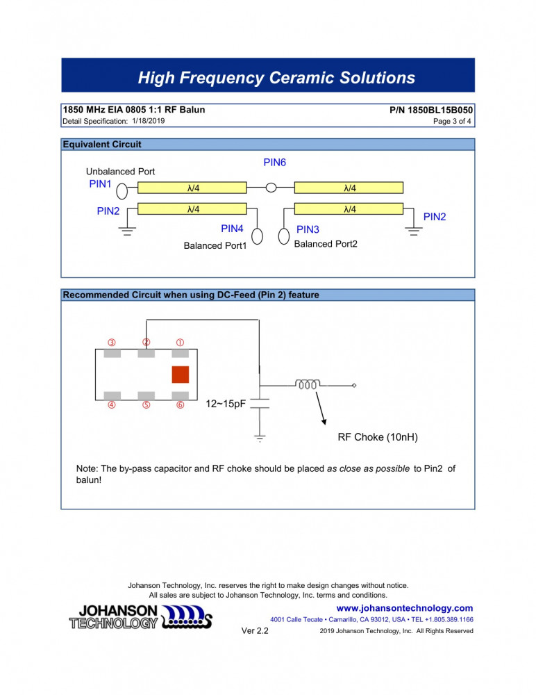 1850BL15B050 datasheet page 3