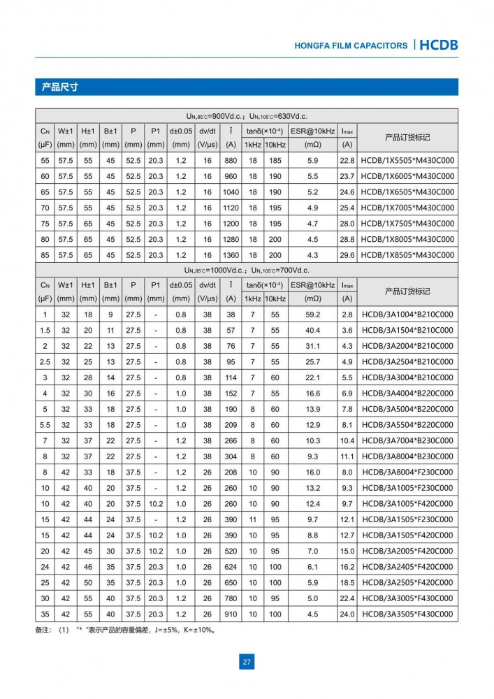 HCDB datasheet page 10
