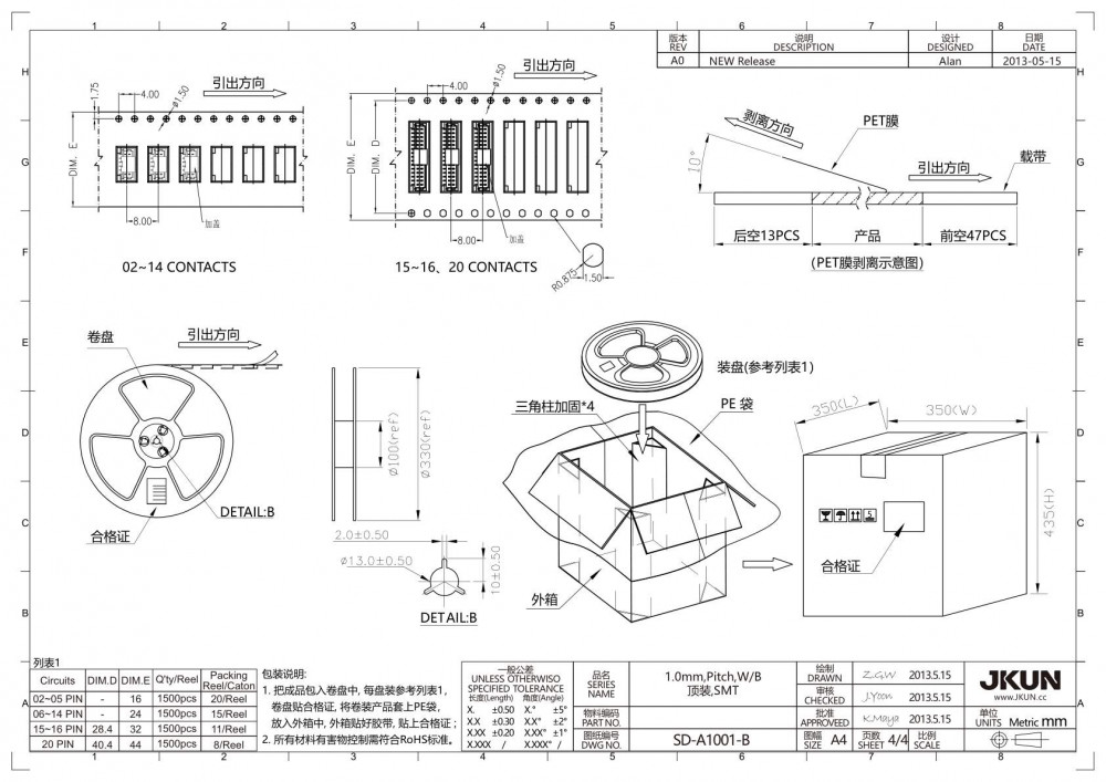 Jkun A1001 series drawing page 4