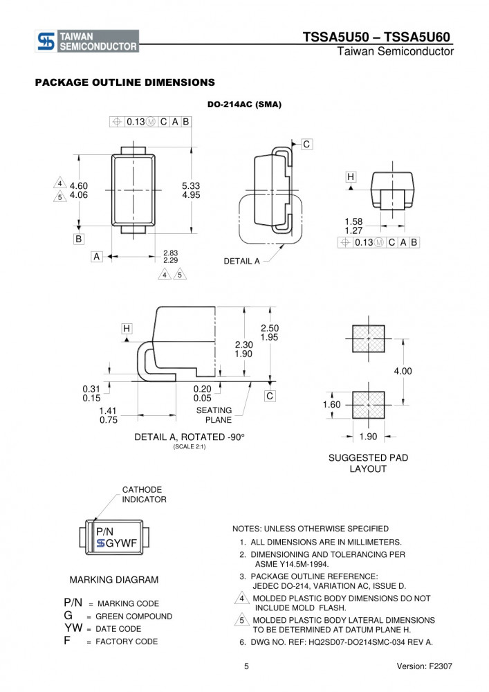 TSSA5U60 datasheet page 5