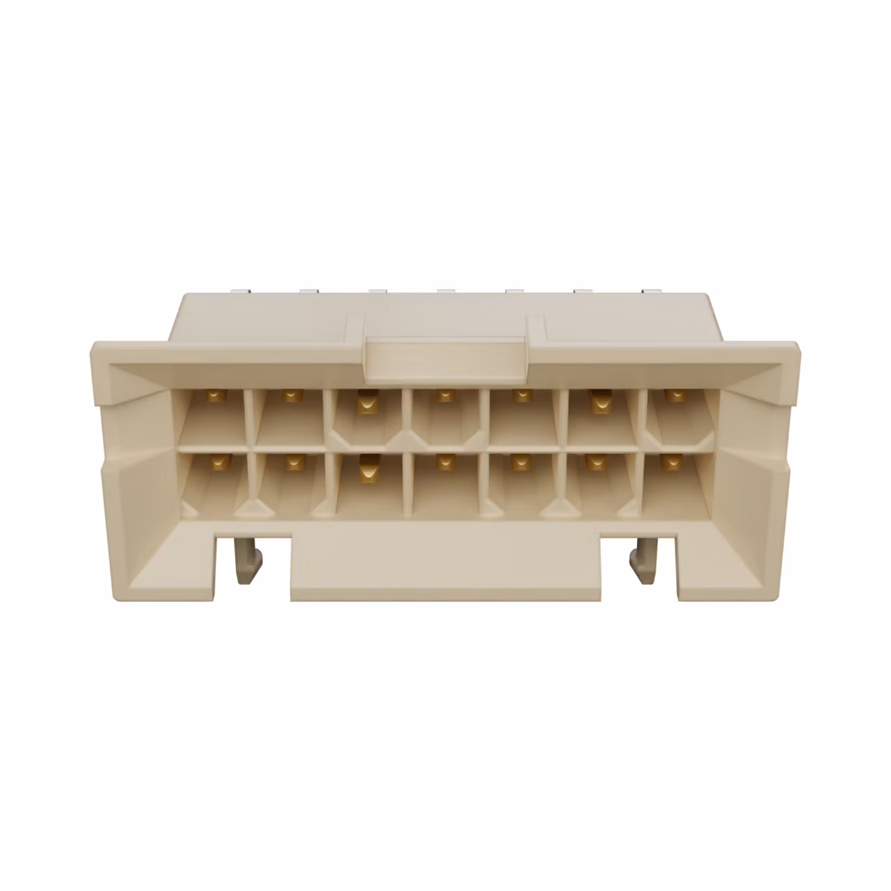 Mini-Fit BMI First Mate / Last Break Header, 4.20mm Pitch, Dual Row, Right-Angle, 14 Circuits, Nylon 6/6 UL 94V-0, Gold (Au) Plating for sale