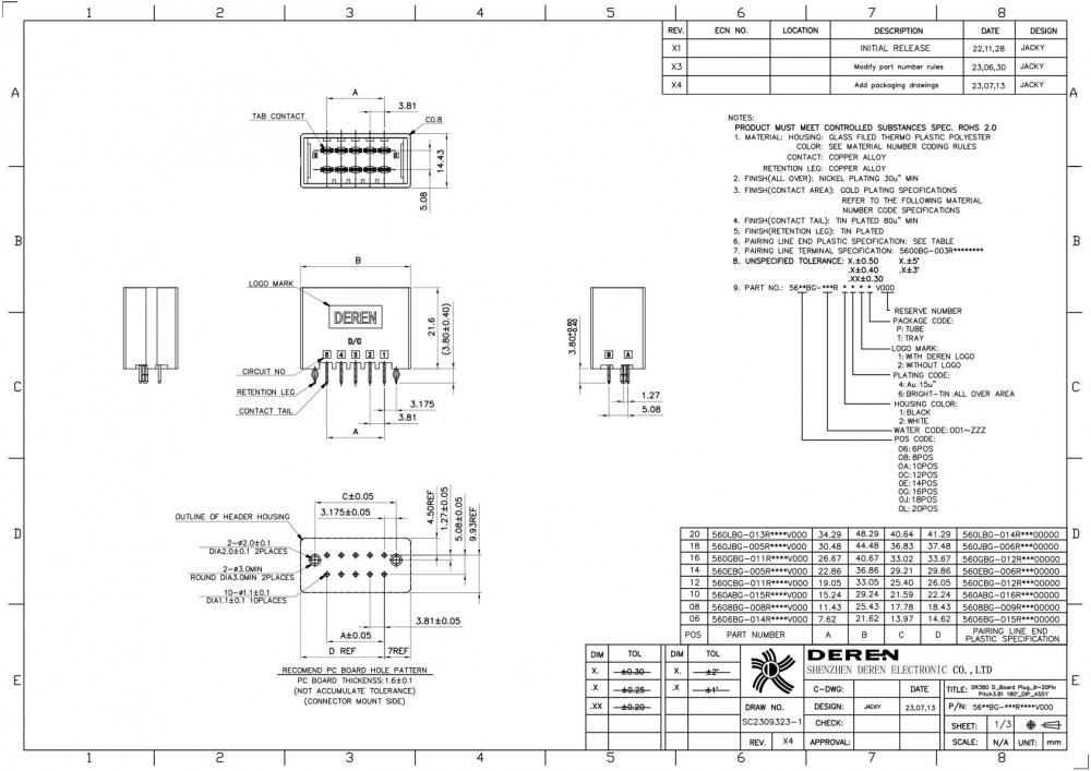 560ABG-015R141TV000 technical document page 1