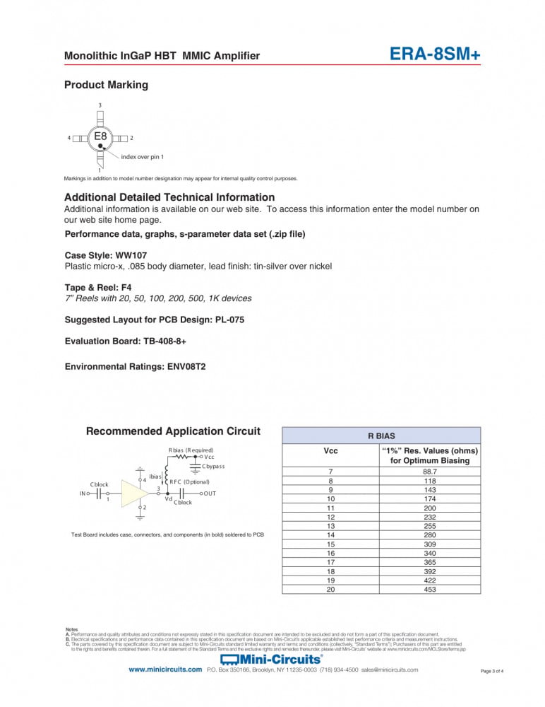 ERA-8SM+ technical document page 3