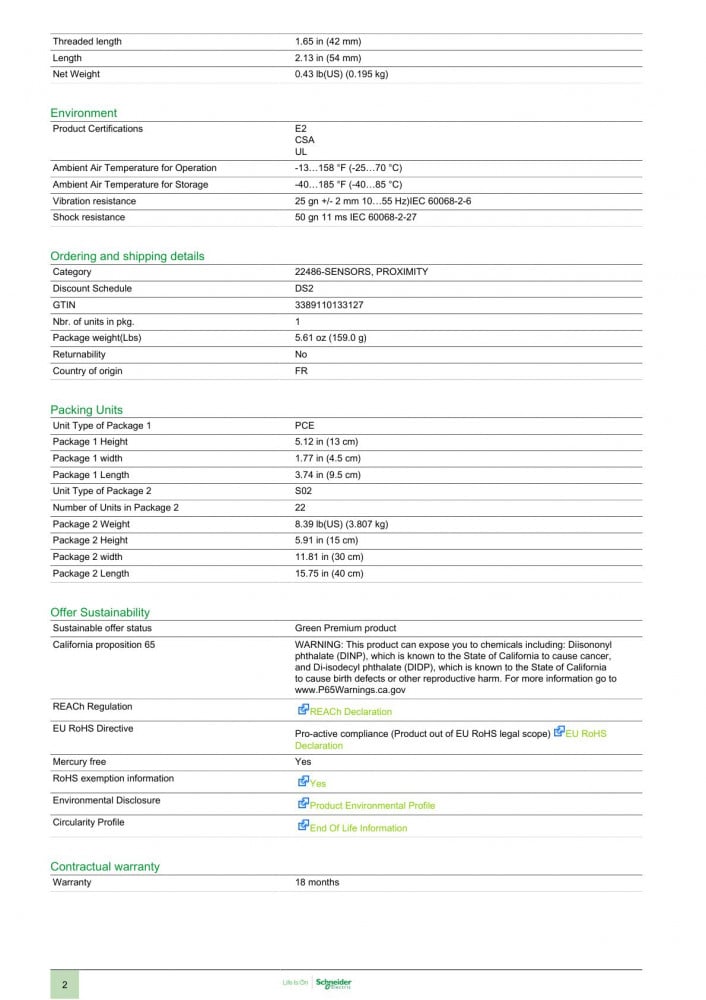 XS612B1NBL5 technical document page 2