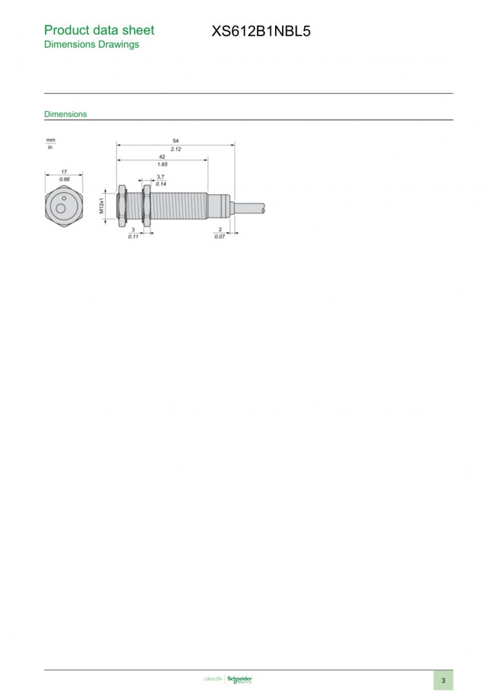 XS612B1NBL5 technical document page 3
