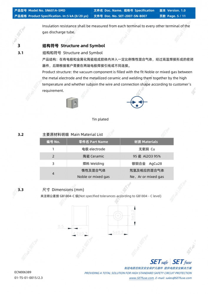SN601A-SMD datasheet page 5