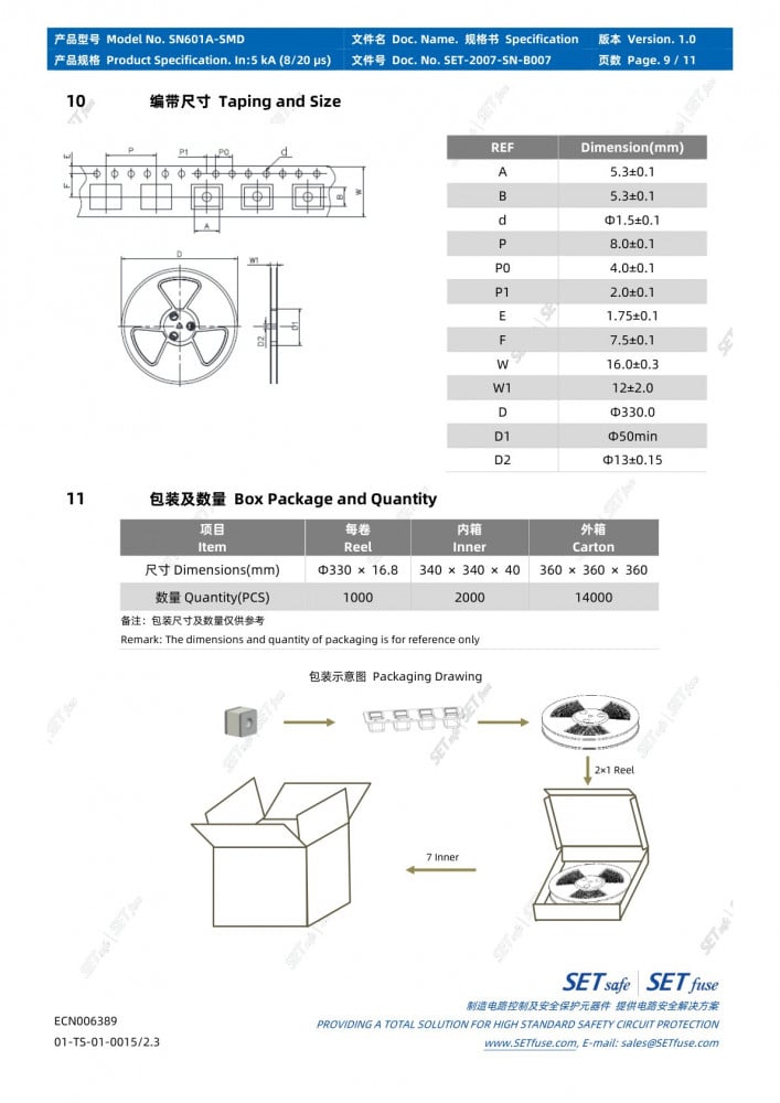 SN601A-SMD datasheet page 9