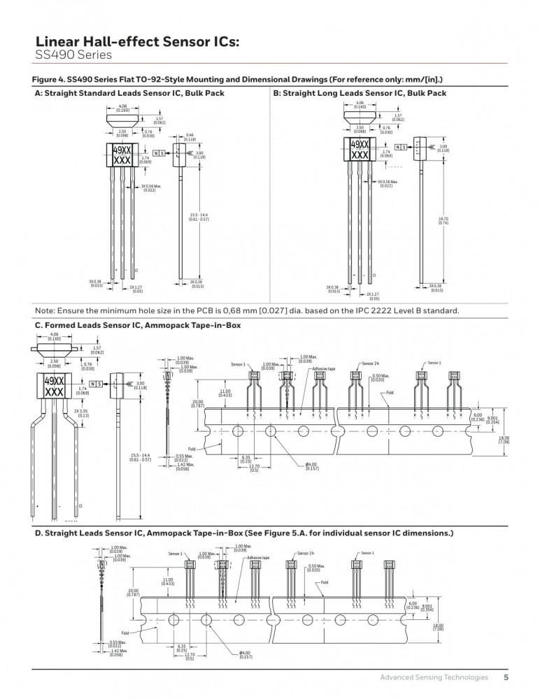 SS490 Series datasheet page 5