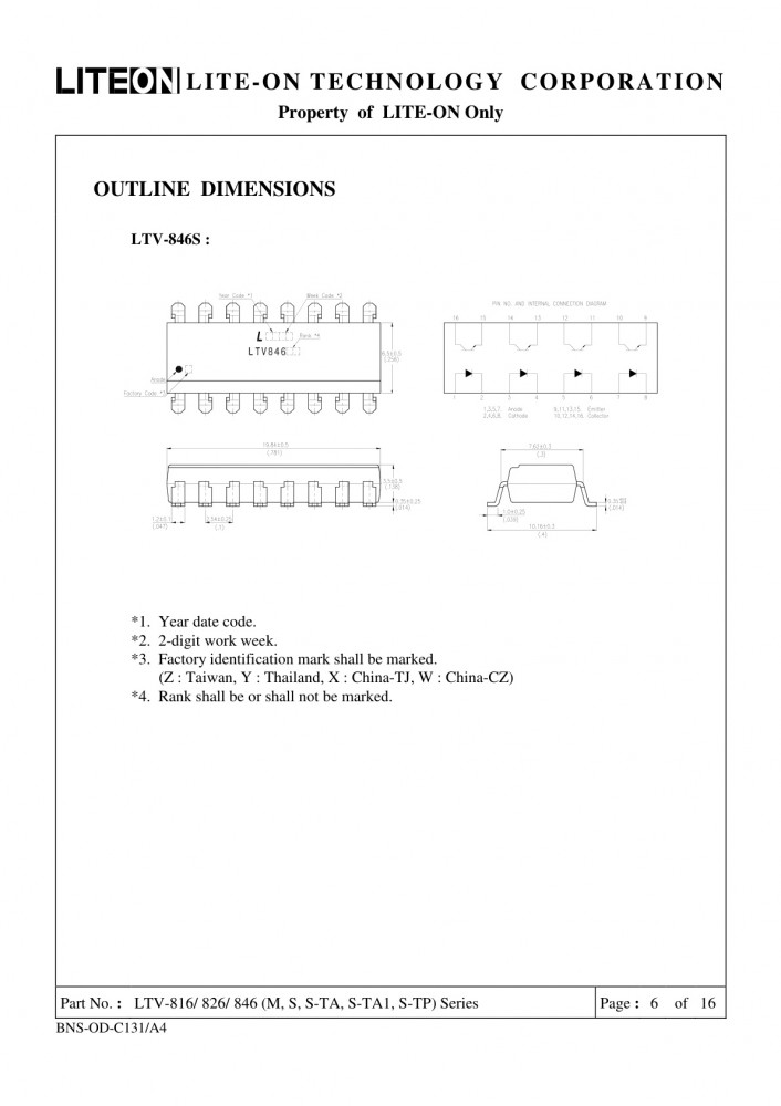 LTV-826 datasheet page 6