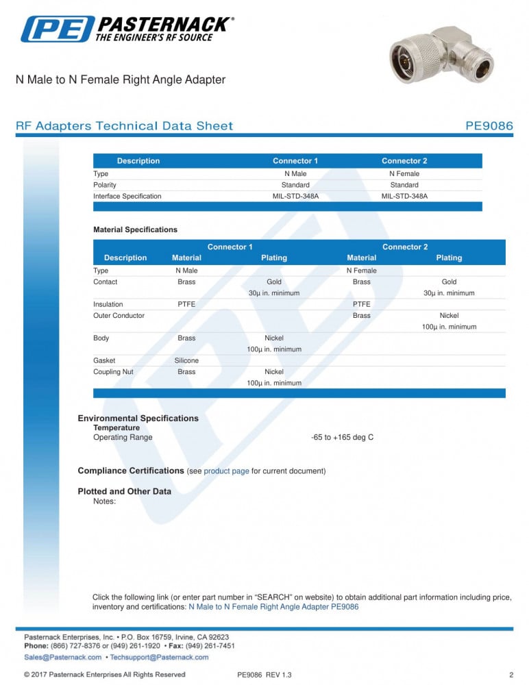 PE9086 technical document page 2