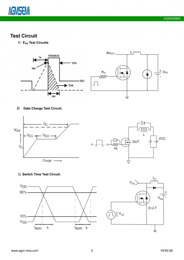 AGM305MA datasheet page 3