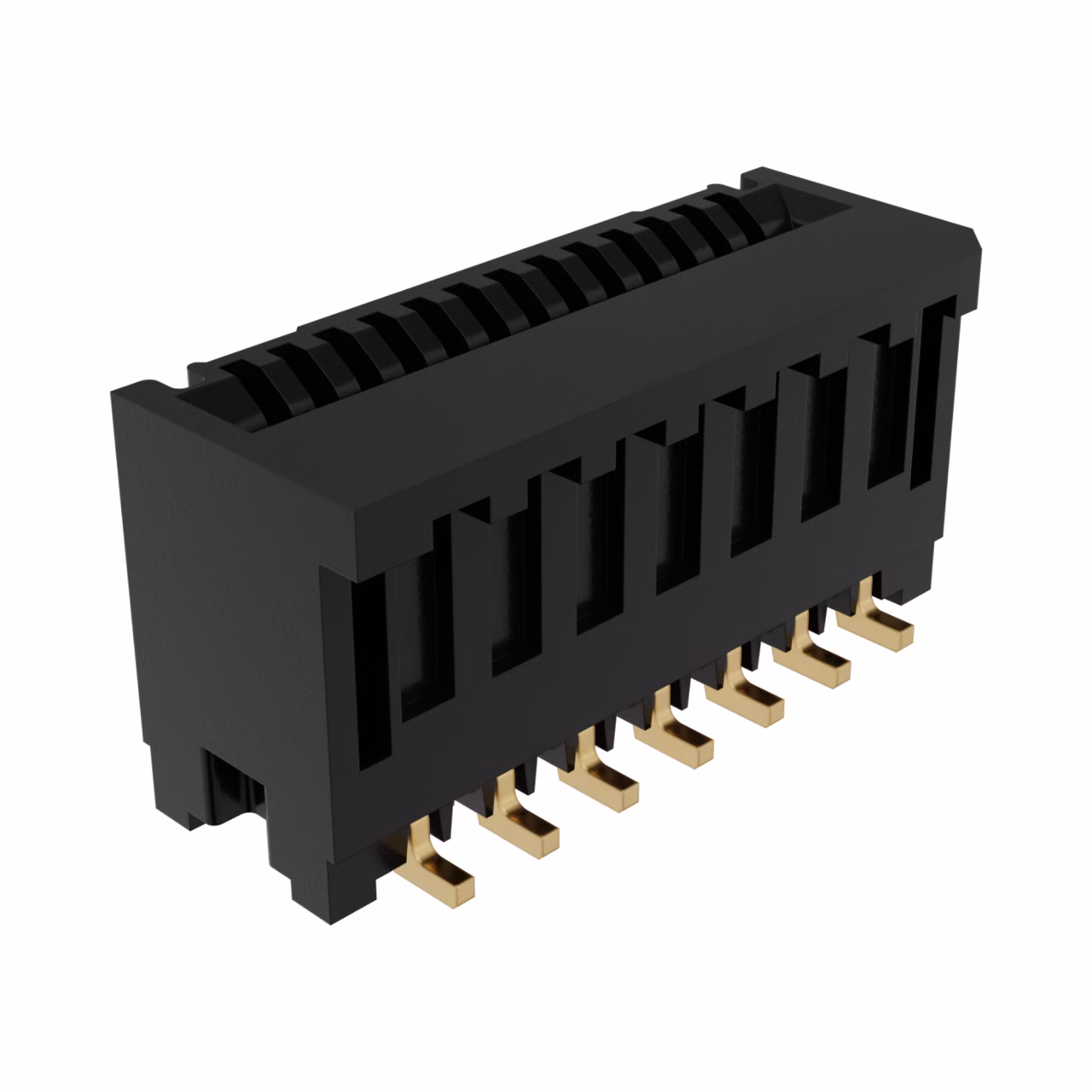 Easy-On FFC/FPC Connector, 0.50mm Pitch, Surface Mount, Vertical, Non-ZIF, Reverse Footprint, Gold Plating, Black, 13 Circuits for sale