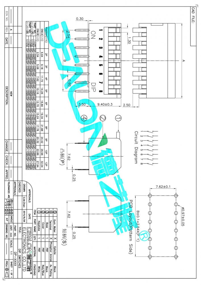 DEALON DP-04RP technical document