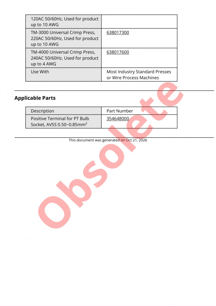 Tooling document preview, page 3