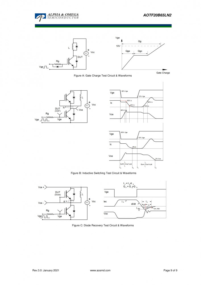 AOTF20B65LN2 datasheet page 9