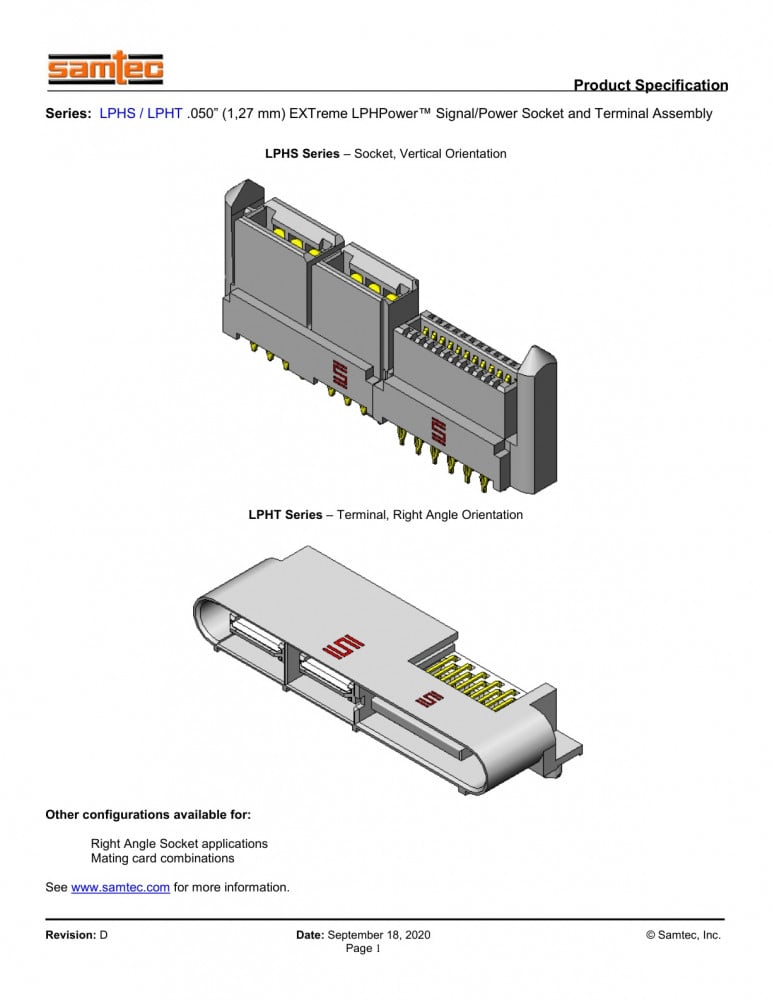 LPHT-04-16-L-RT1-GP technical document page 1