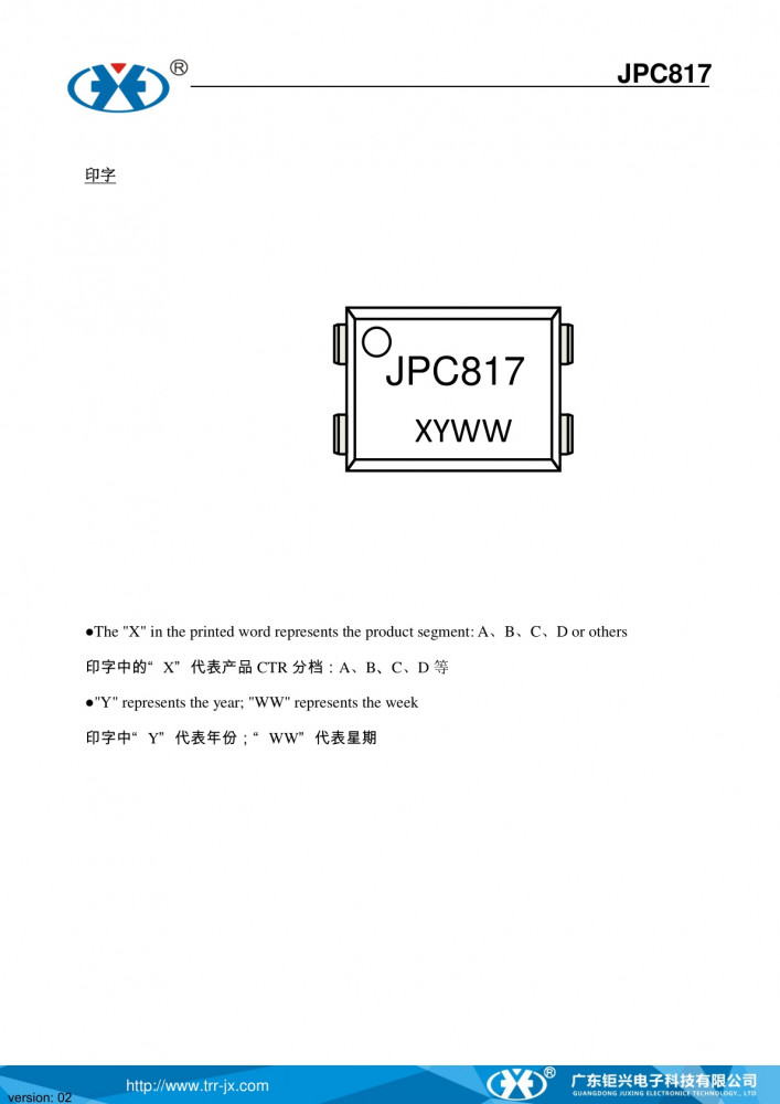 JPC817 datasheet page 3