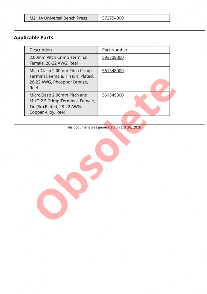 Tooling document preview, page 3