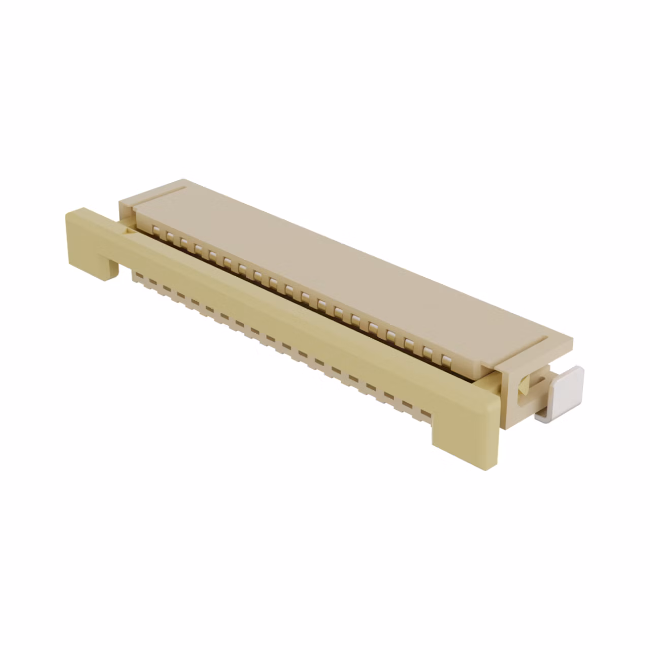Easy-On FFC/FPC Connector, 1.00mm Pitch, Slider Series, Right-Angle, Bottom Contact, 3.00mm Height, 19 Circuits, Tin-Bismuth Plating for sale