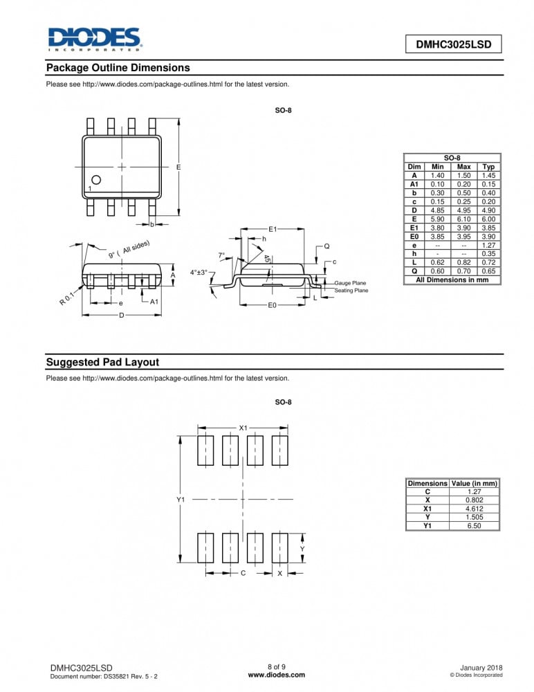 DMHC3025LSD-13 datasheet page 8