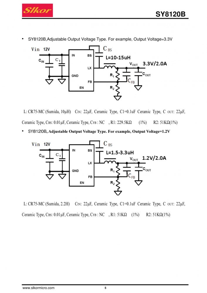 SY8120B datasheet page 5