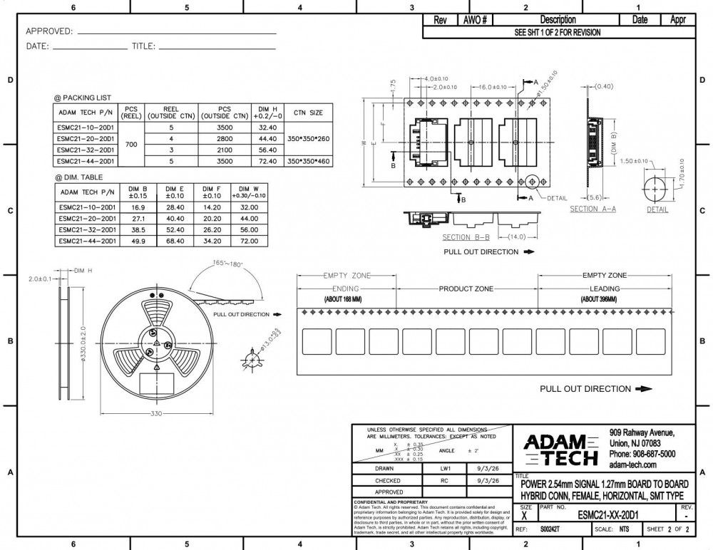 ESMC21-XX-20D1 technical drawing page 2