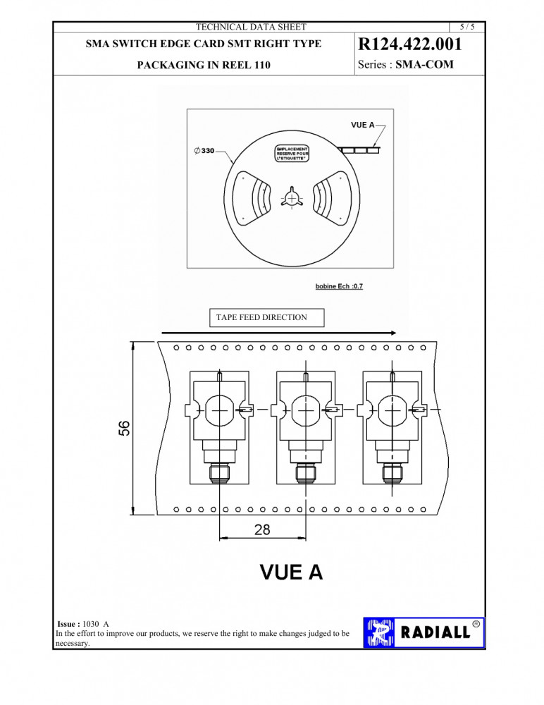 Radiall R124422001 technical datasheet page 5