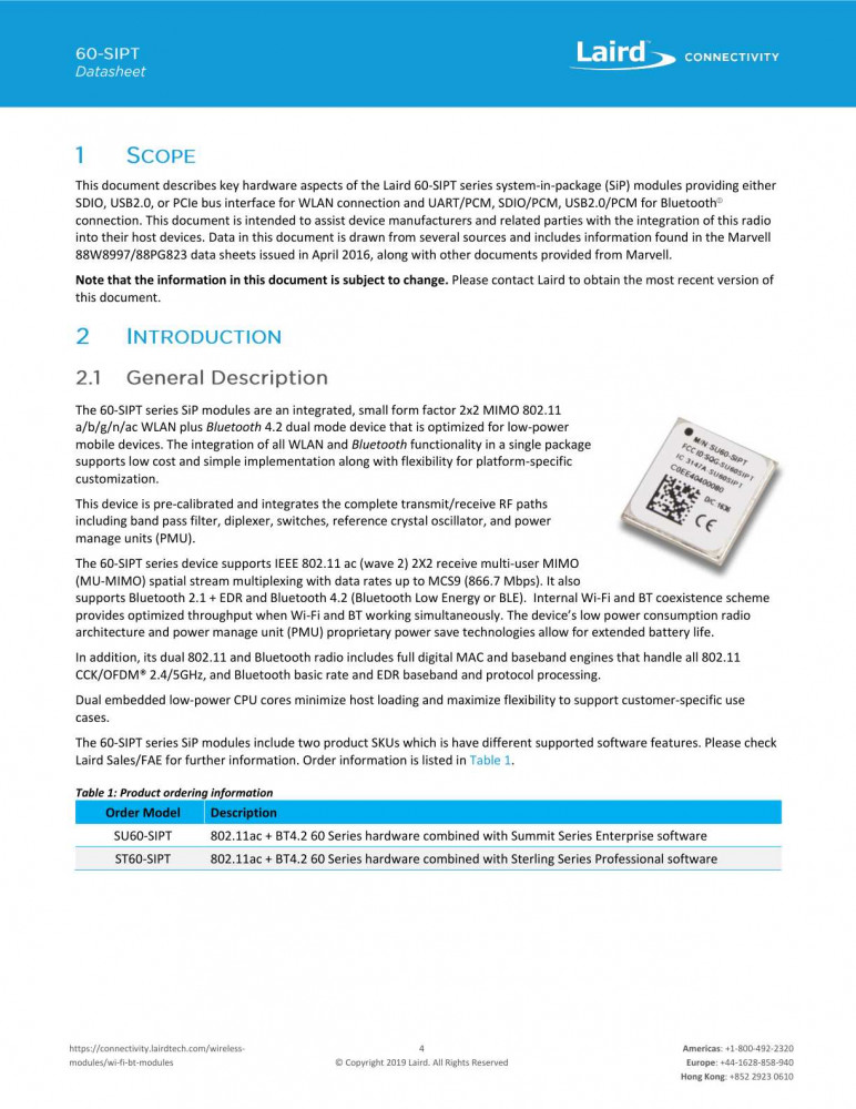 Laird 60-SIPT datasheet page 4