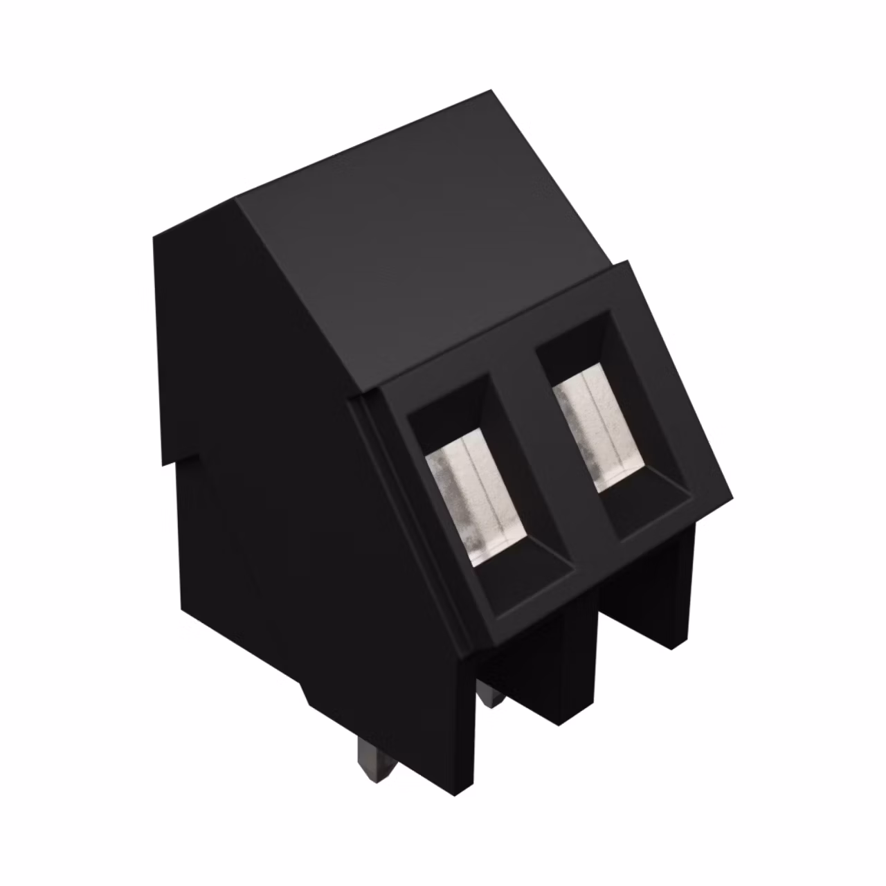 5.00mm Pitch Beau Eurostyle Low Profile, 35° Wire Entry, Single Level Modular Terminal Block, 2 Circuits for sale