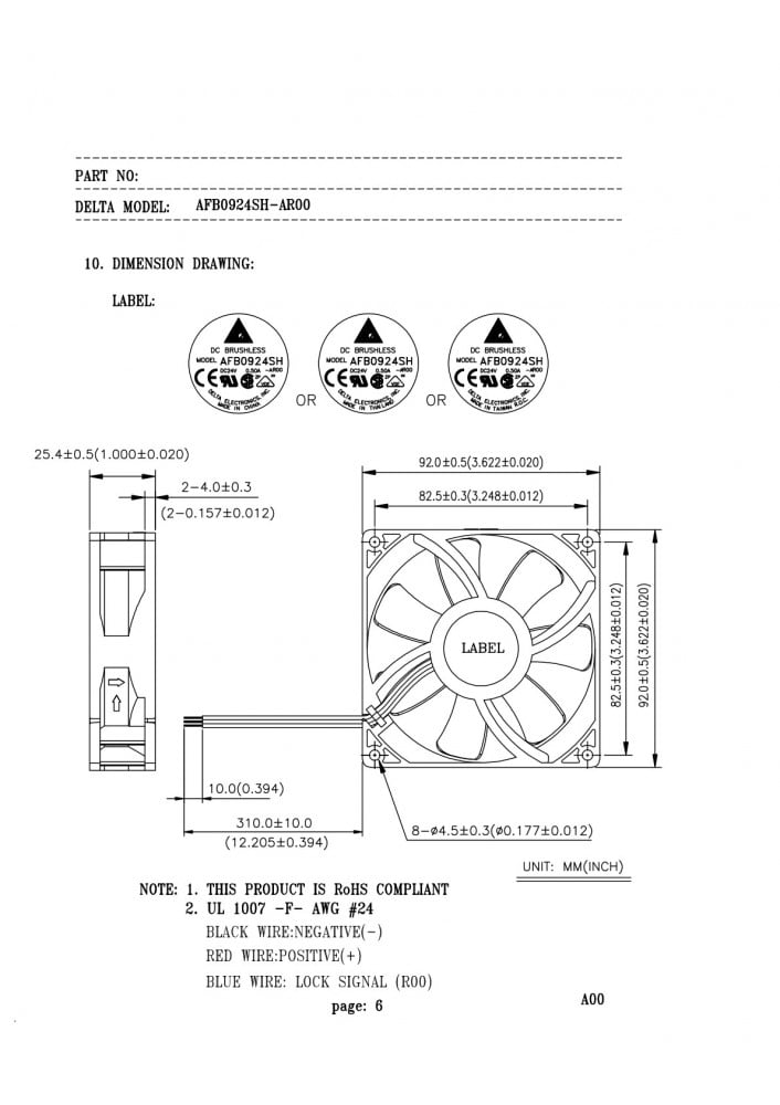 AFB0924SH-AR00 wiring page