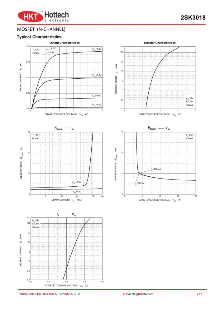 2SK3018 datasheet page 2