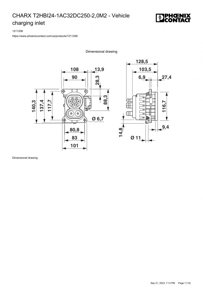 Phoenix Contact 1211206 technical document page 7