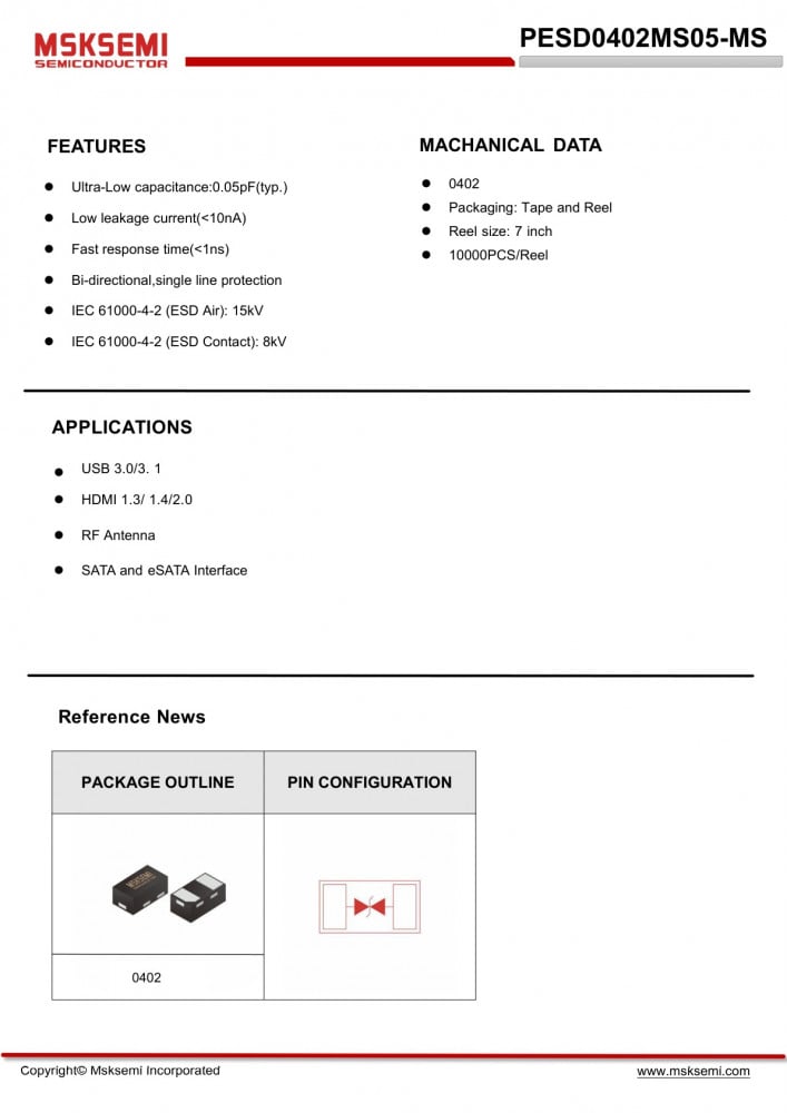 PESD0402MS05-MS datasheet page 2
