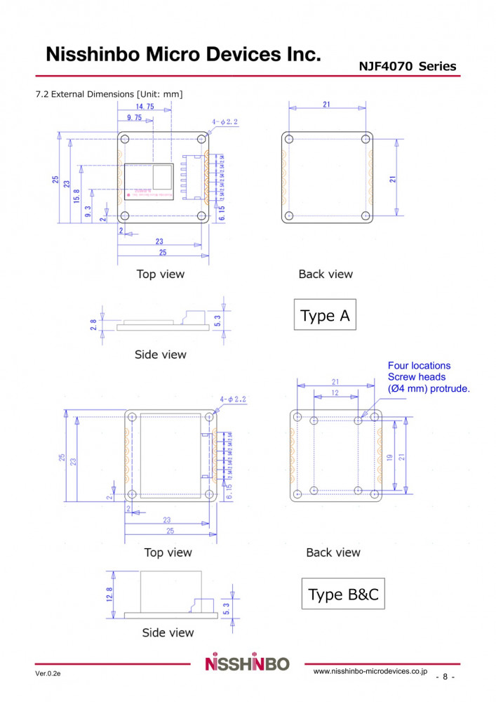 NJF4070 datasheet page 8