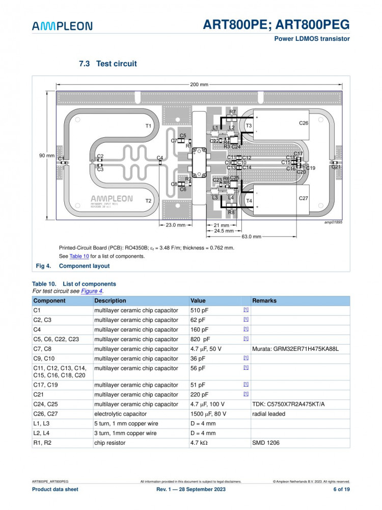 ART800PE datasheet page 6