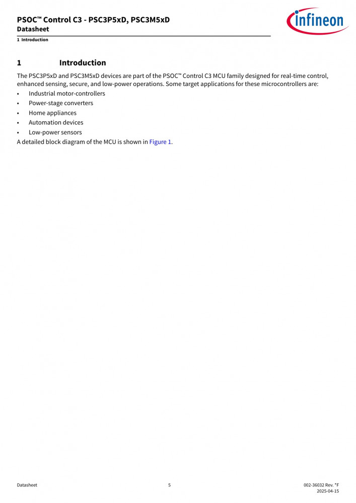 Infineon PSC3M5FDS2ACQ1XQLA1 document page 5