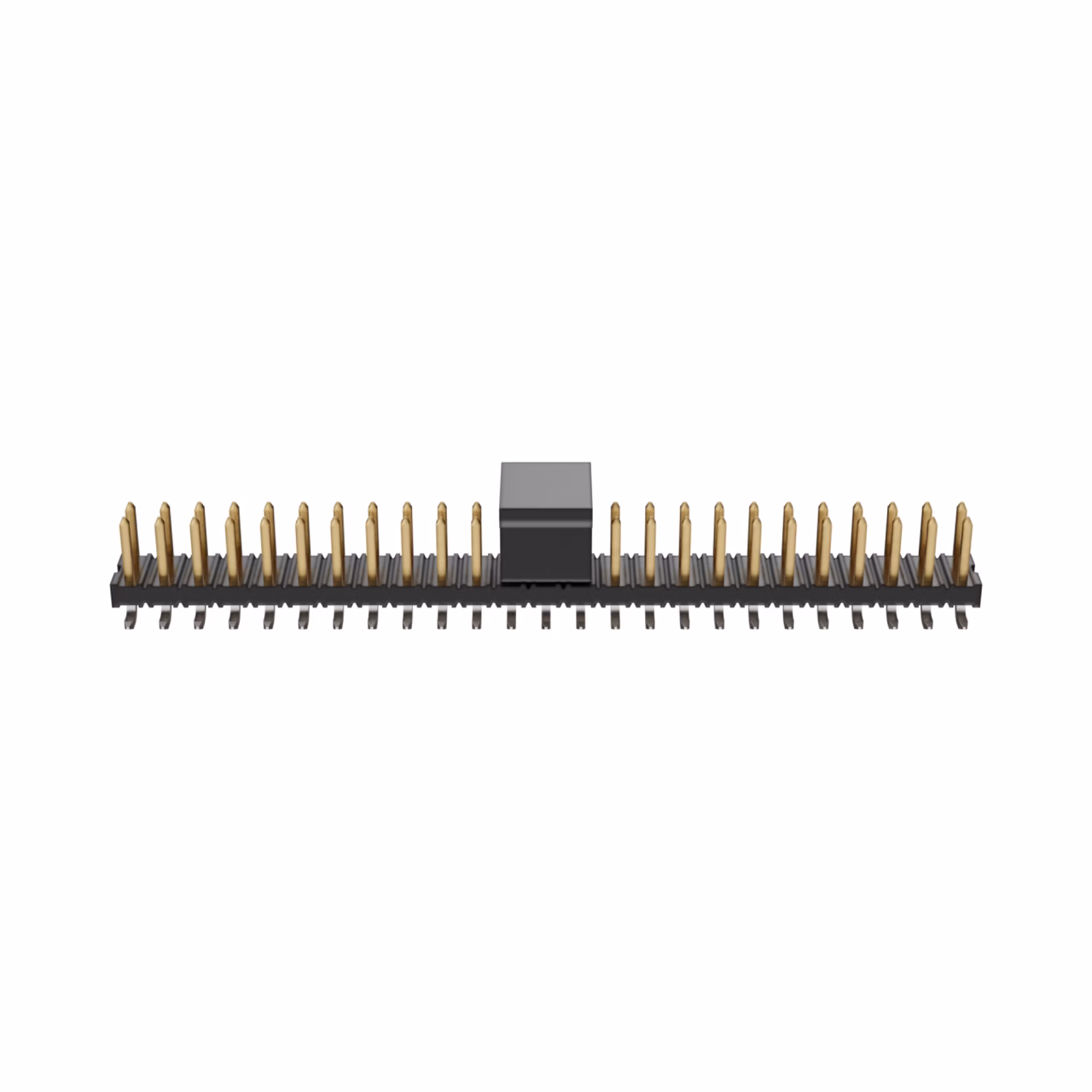 Milli-Grid Header, Vertical, Surface Mount, 50 Circuits, 0.38µm Gold (Au) Plating, Mating Pin Length 3.80mm, with Cap, Tape and Reel, Lead-Free for sale
