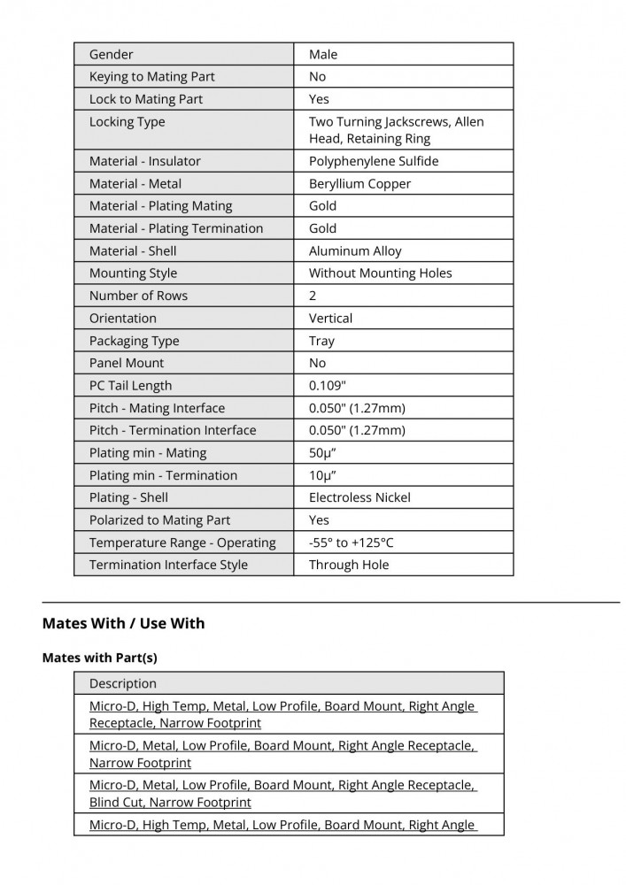 Technical document page 2 for MQ-212-037-1D3-4100