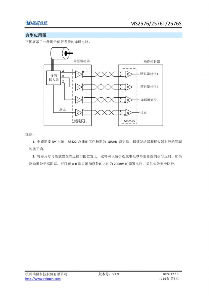 MS2576T datasheet page 8
