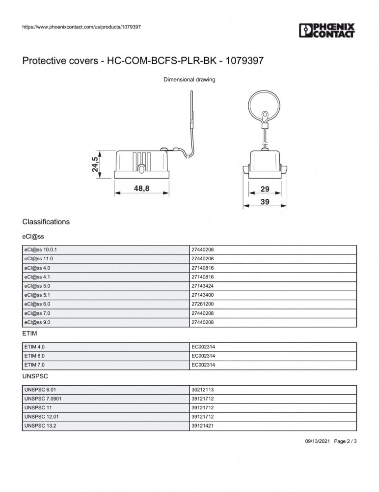 Phoenix Contact 1079397 product document image 2