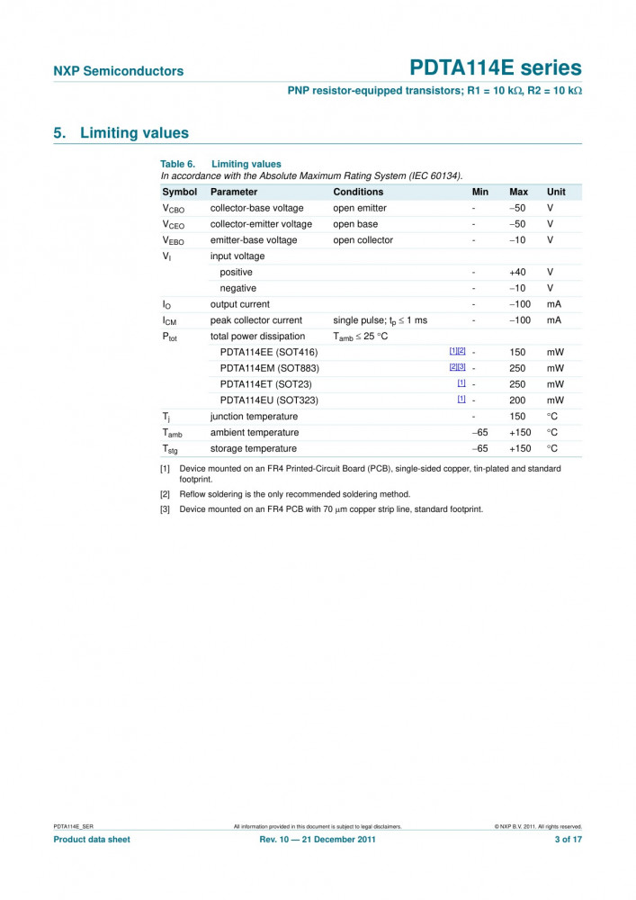 PDTA114ET technical document page 3